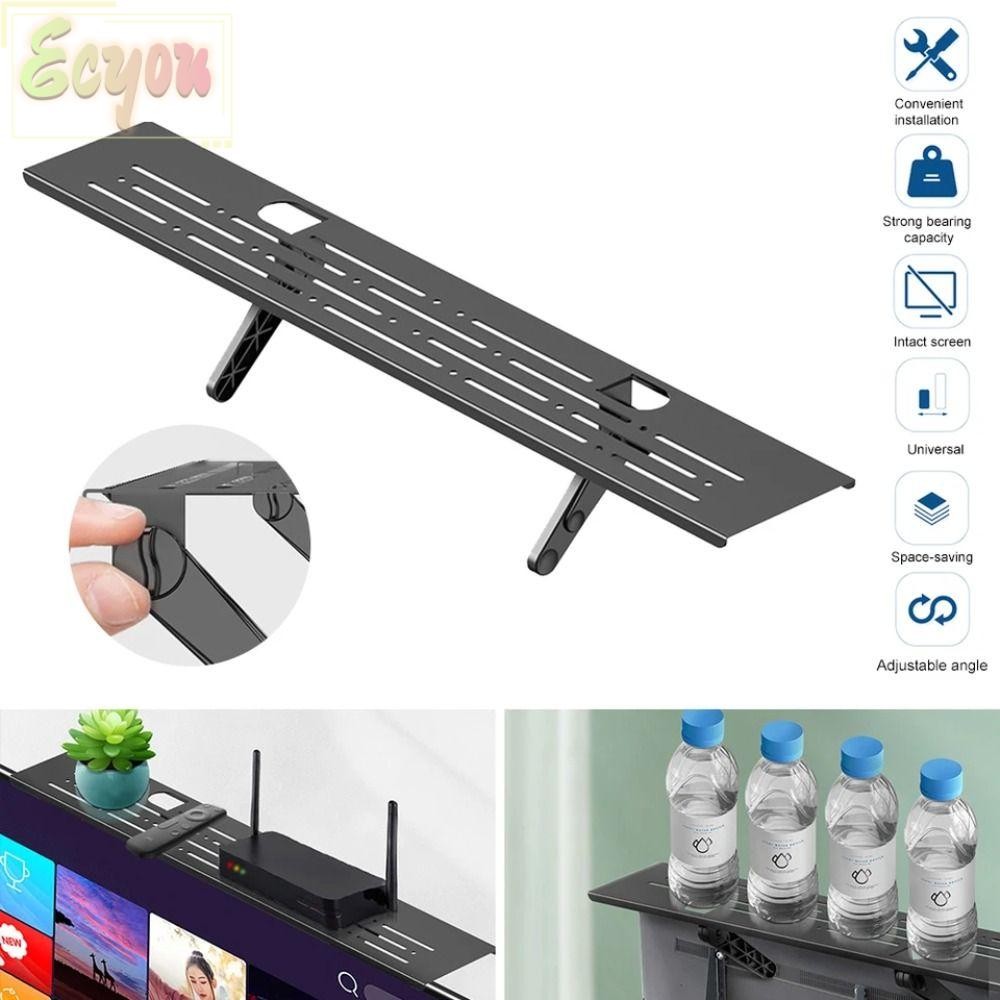 ECYOU TV Top Shelf, Home Office Saving Space Storage Rack, Computer ...