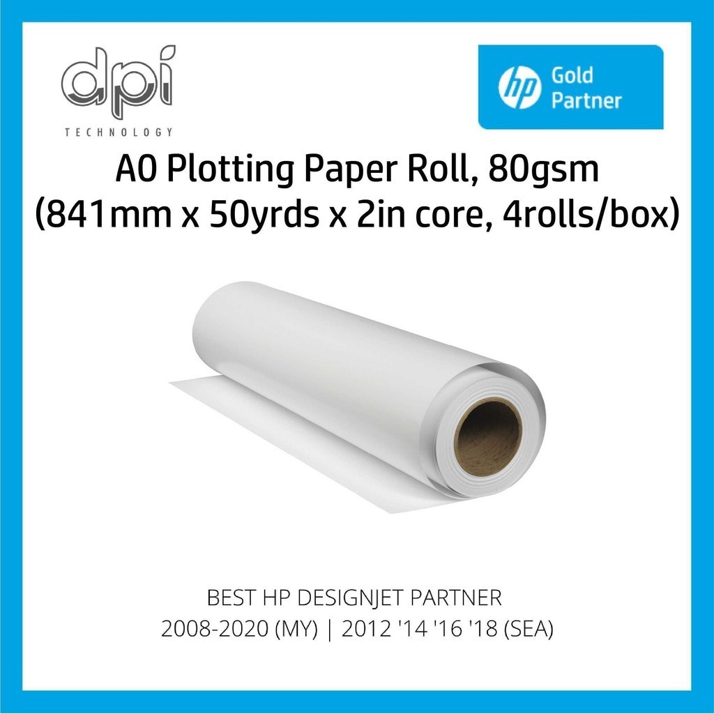 A0 Plotting Paper Roll (4 rolls per box) | Shopee Malaysia