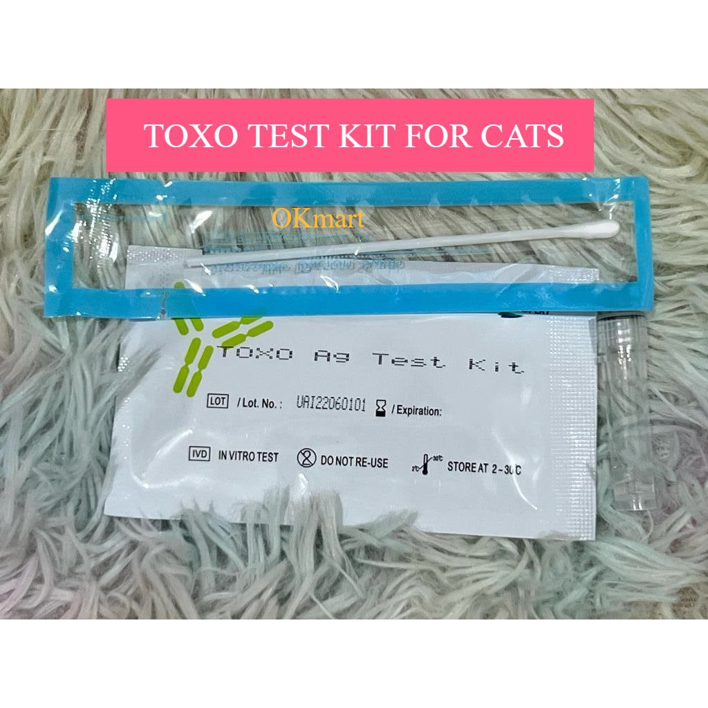 Pet health detector TOXO test kit TOXOPLASMA for CATS KUCING (1 Piece ...