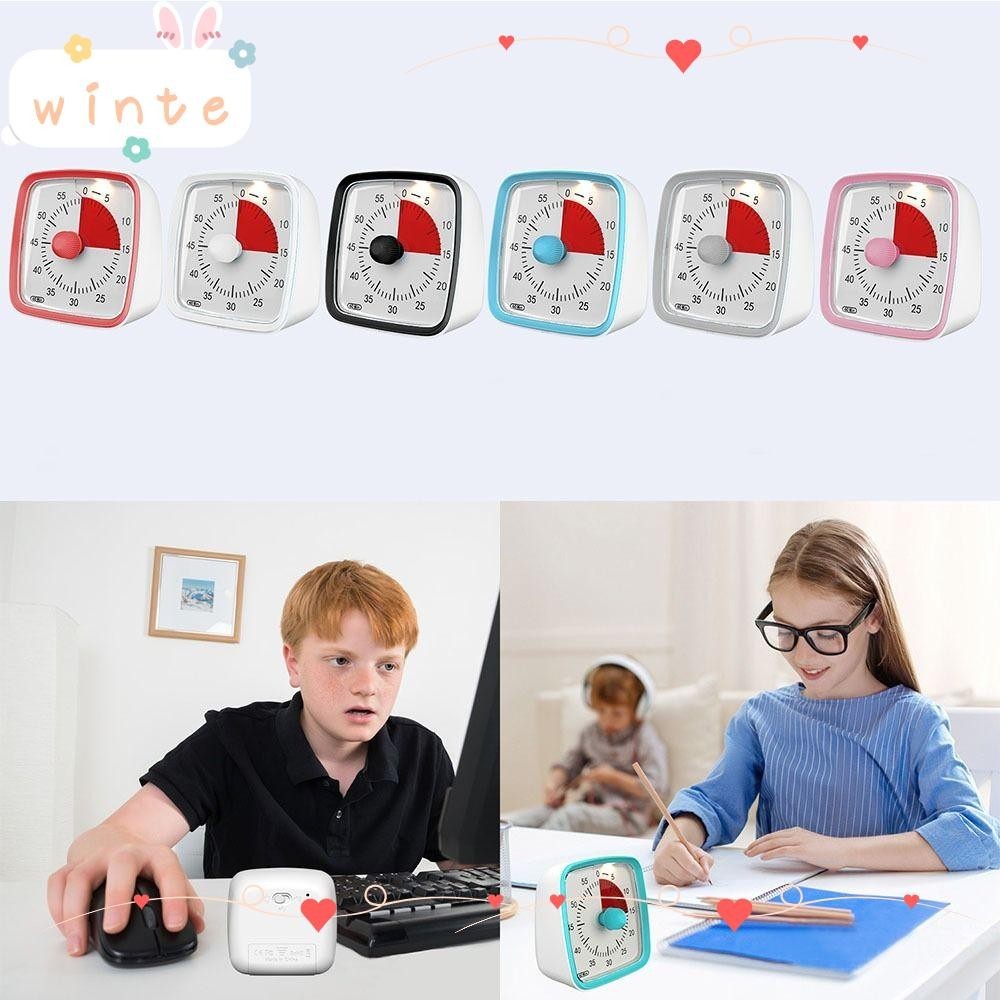 WINTE Visual Timer, ABS Study Tool Classroom Timer, Portable 60 Minute ...