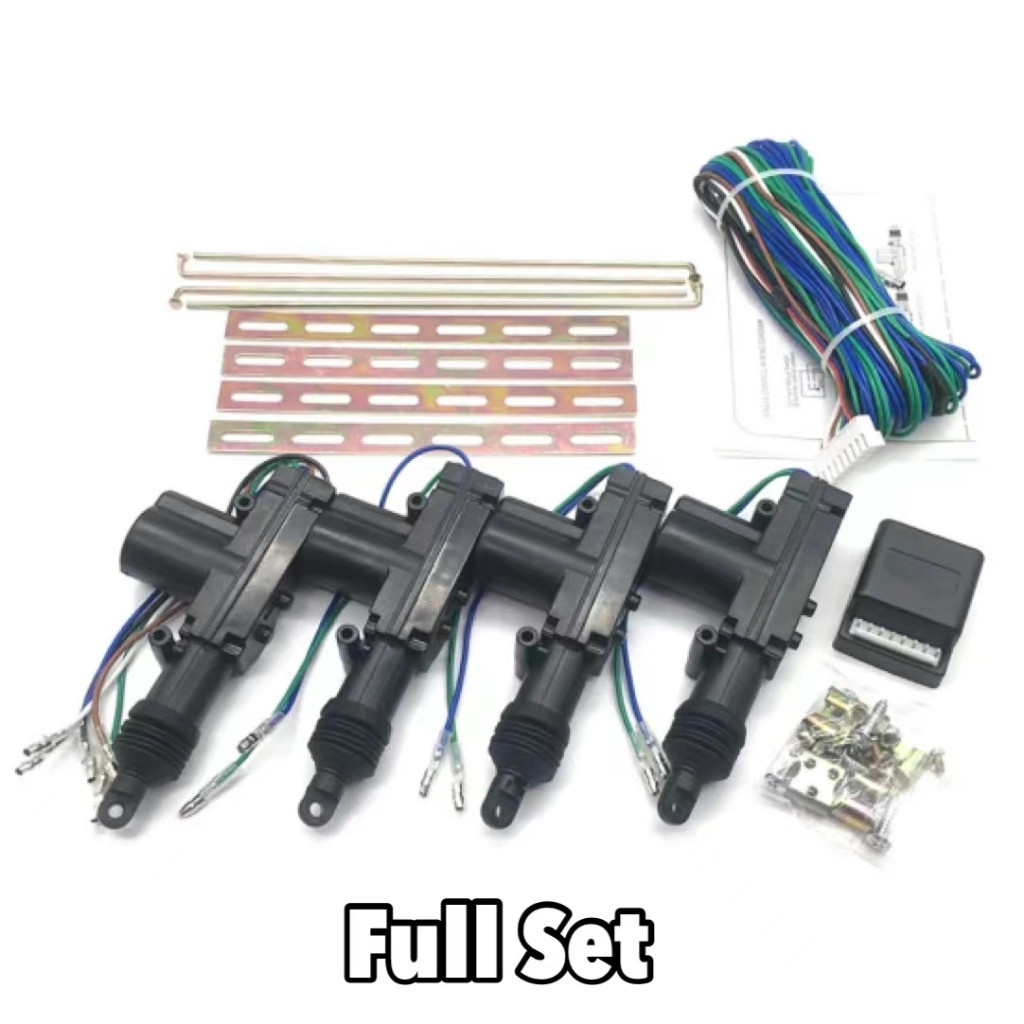 CAR CENTRAL DOOR LOCKING SYSTEM Keyless Entry Motor Relay Kit Gun Set ...