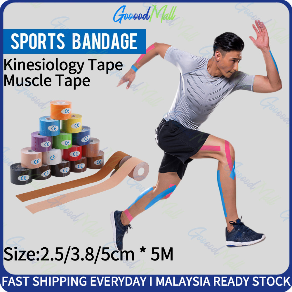 Kinesiology Tape Muscle Tape Sport Elastic Tape Physio Strapping Muscle ...