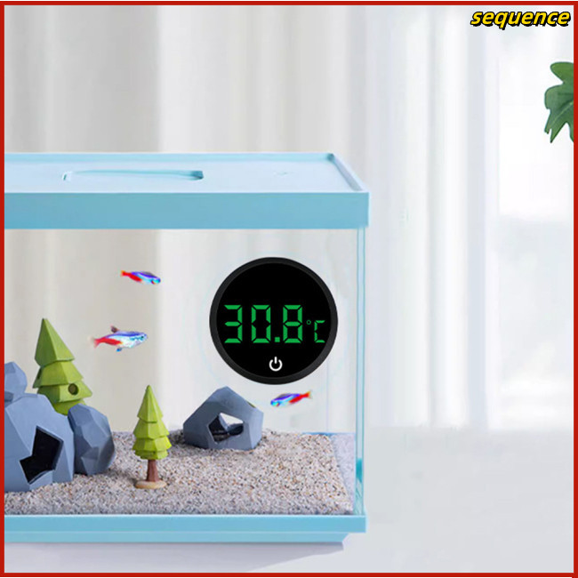 Se Fish Tank Thermometer, Aquarium Digital Thermometer With LED Display ...