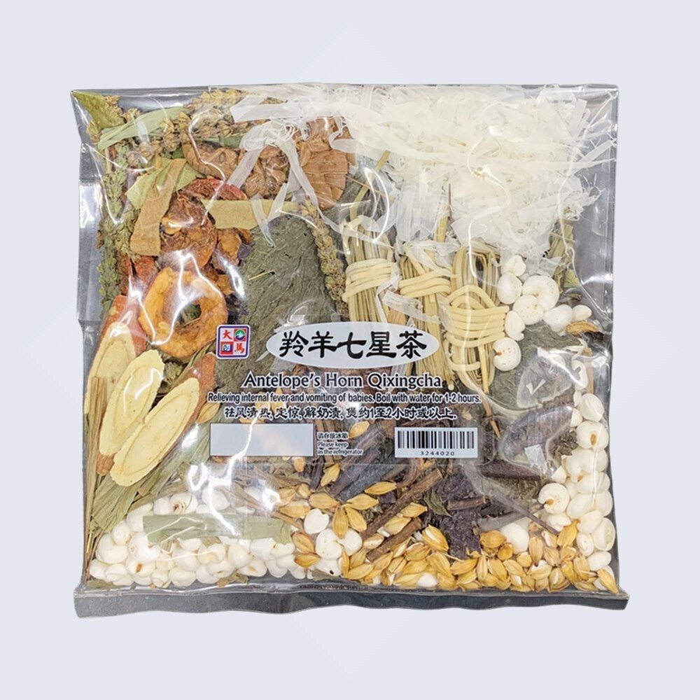 (大马药业) 羚羊七星茶 Antelope's Horn Qi Xing Cha 60g± | Shopee Malaysia