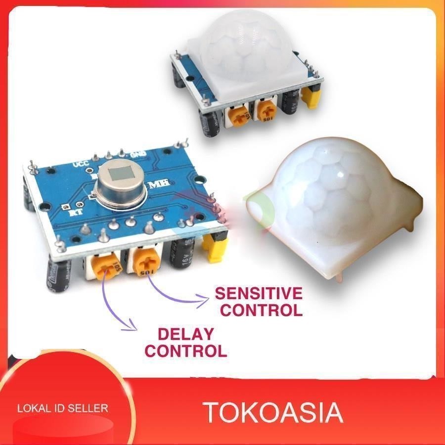 HC-SR501 PIR Sensor human body infrared sensor module pyroelectric ...
