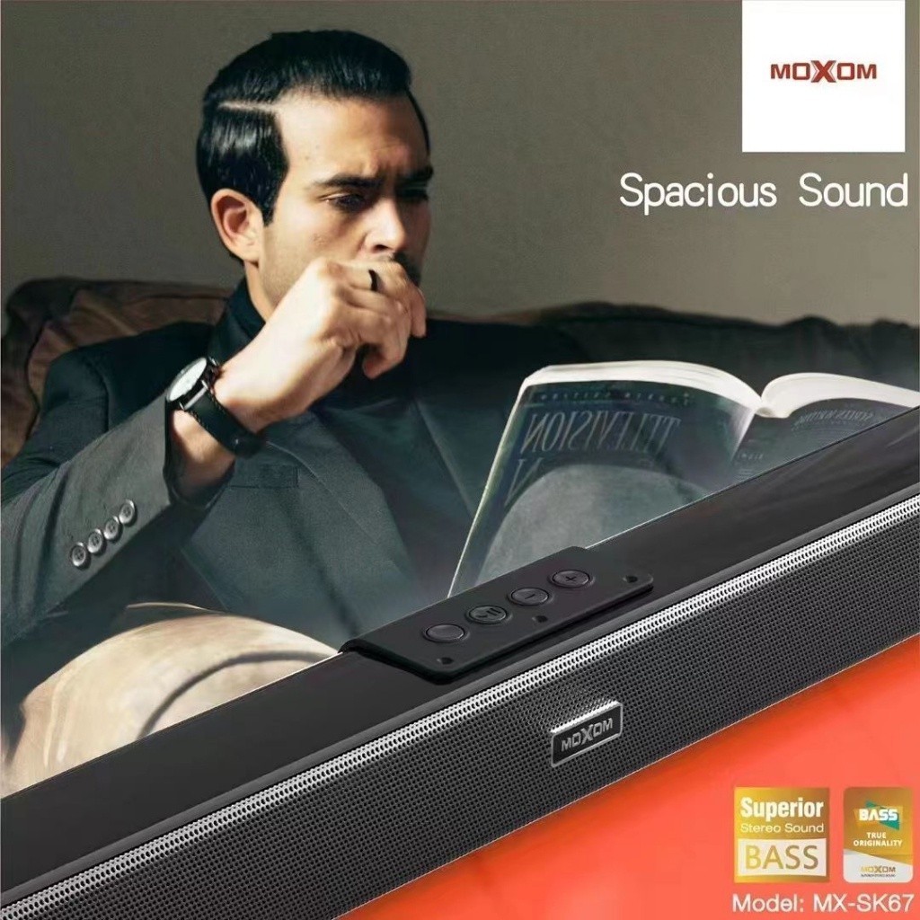 MOXOM MX-SK67 ERIGATE WIRELESS TWS HOME SOUNDBAR BLUETOOTH SPEAKER | Shopee Malaysia