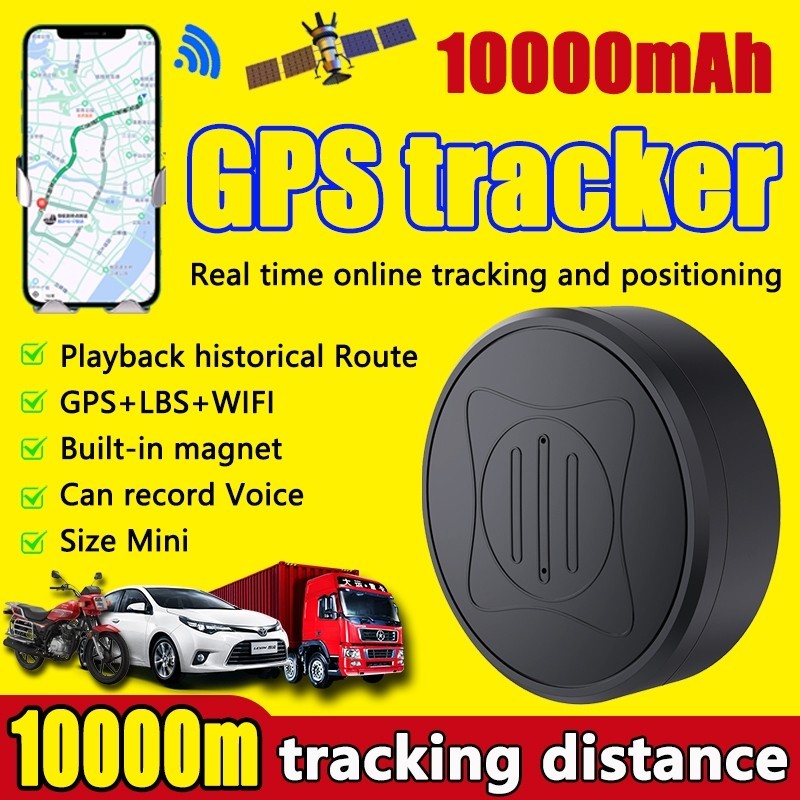 GF-10 GPS Locator Car Tracking Positioner Magnetic Vehicle Trackers ...