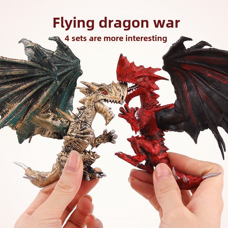 Jurassic King Dragon Plastic Winged Dinosaur | Shopee Malaysia