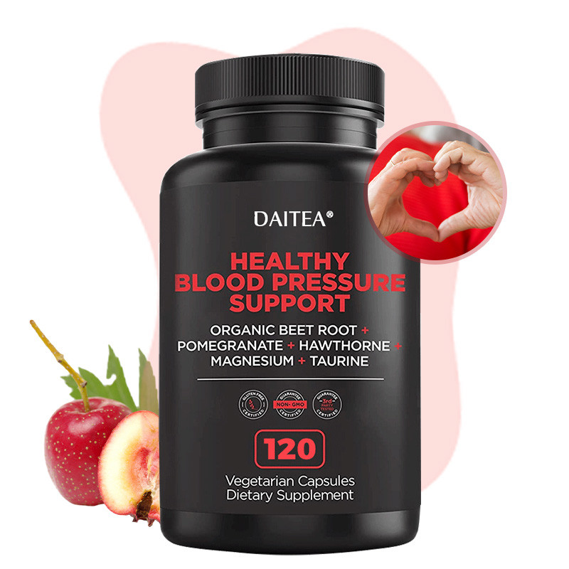 Daitea Healthy Blood Pressure Support Supplement, Supports Heart Health ...