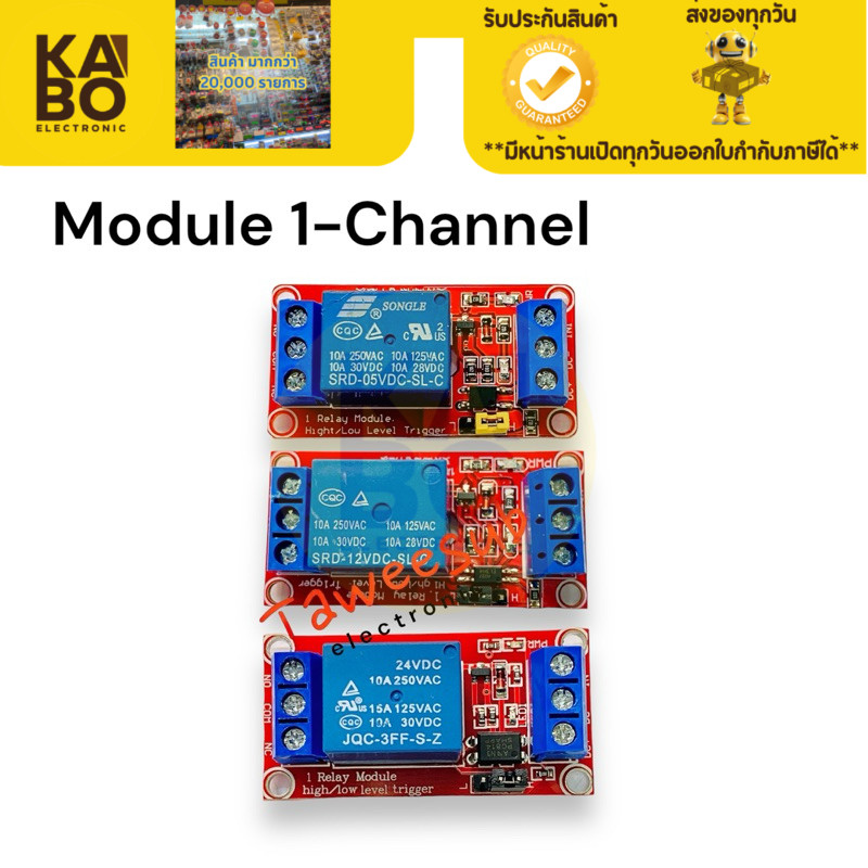 Relay Module 1 Channel 5v 12V 24V | Shopee Malaysia