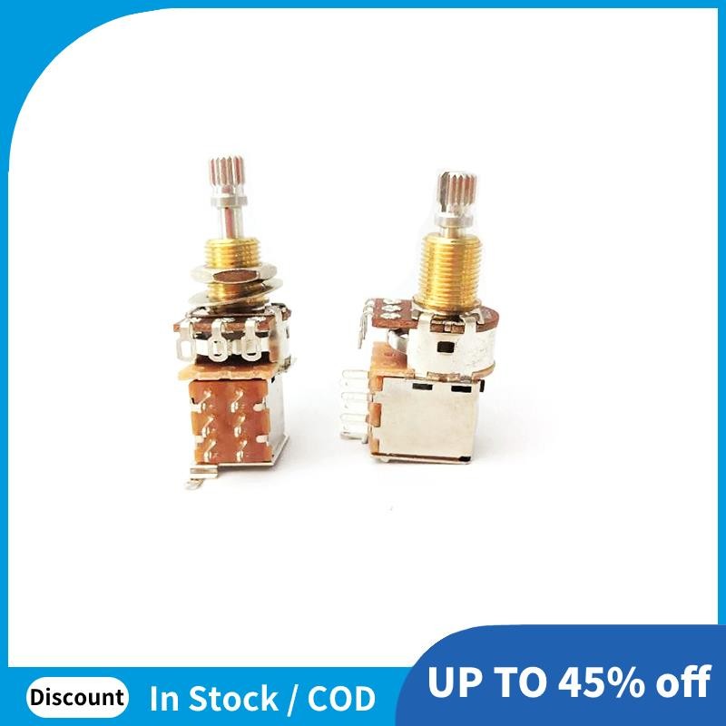 A500K Potentiometer Push Pull Switch Splined Pot Shaft Electric Guitar ...