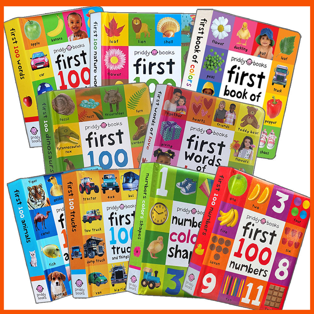 First 100 Words / Dinosaurs / Animals/ First Words Of Love / Numbers ...