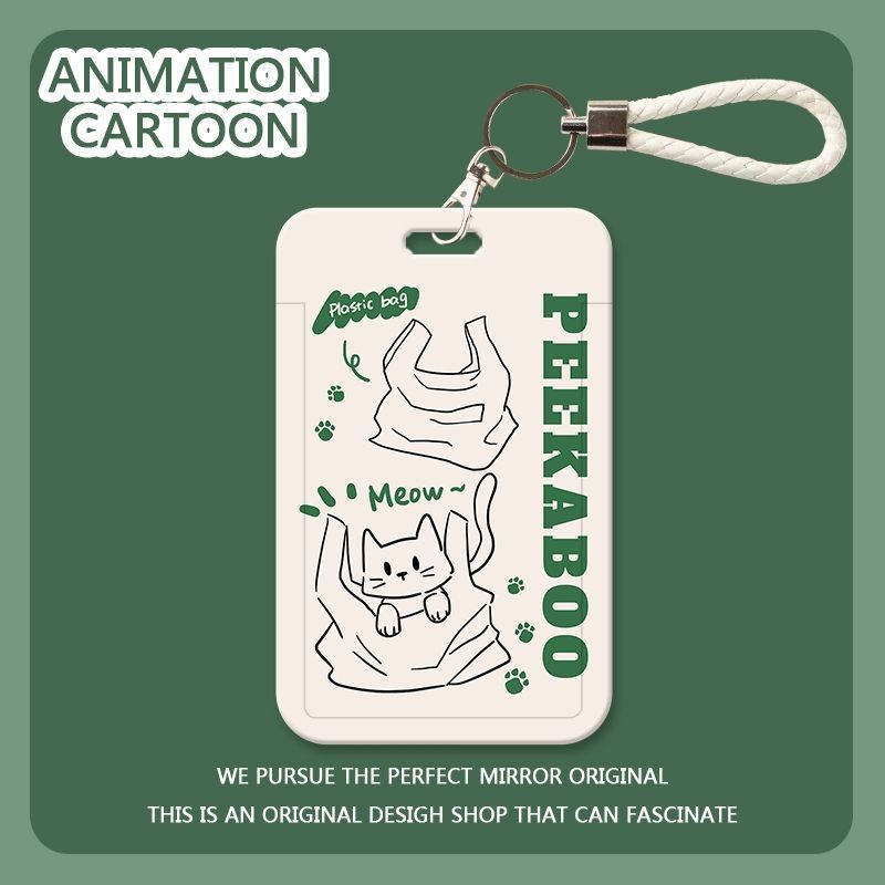 The bagged cat card holder, student campus access card cover, Traffic ...