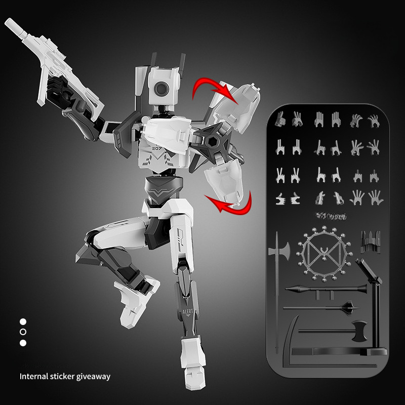 New Mechwarrior T13 Action Figure Dummy 13 Action Figure Lucky 13 Joint ...
