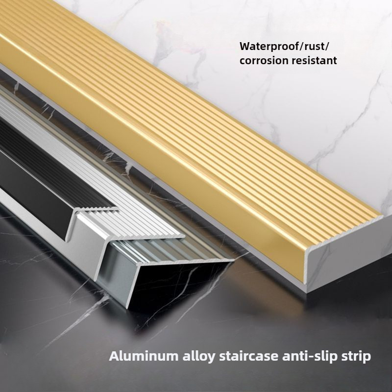Aluminum Alloy Step Step Step Anti-slip Strip Stair Step Edge Closing ...