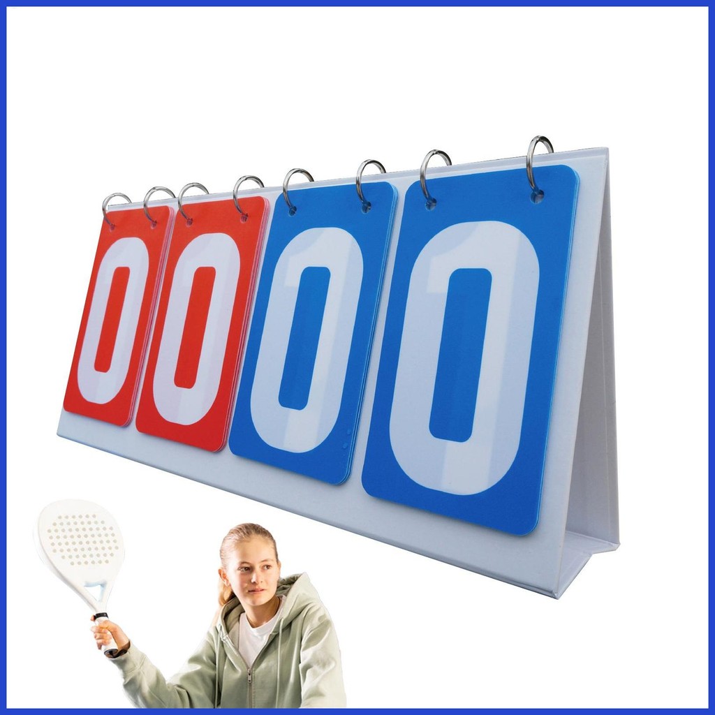 Scoreboard Flipper Football Portable Scoreboard Waterproof 4-Digital ...