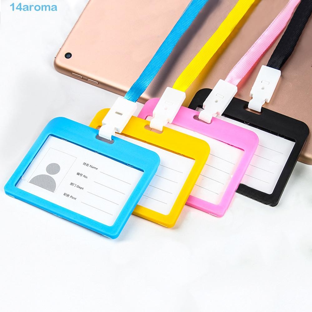 AROMA Card Protector Transverse Clear PP Plastic Name Identification ...