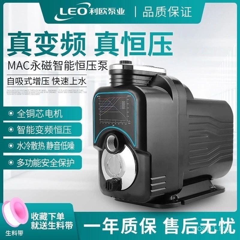 Leo Eternal Magnetic Frequency Conversion Booster Pump Household Tap Water Pump Automatic Whole ...