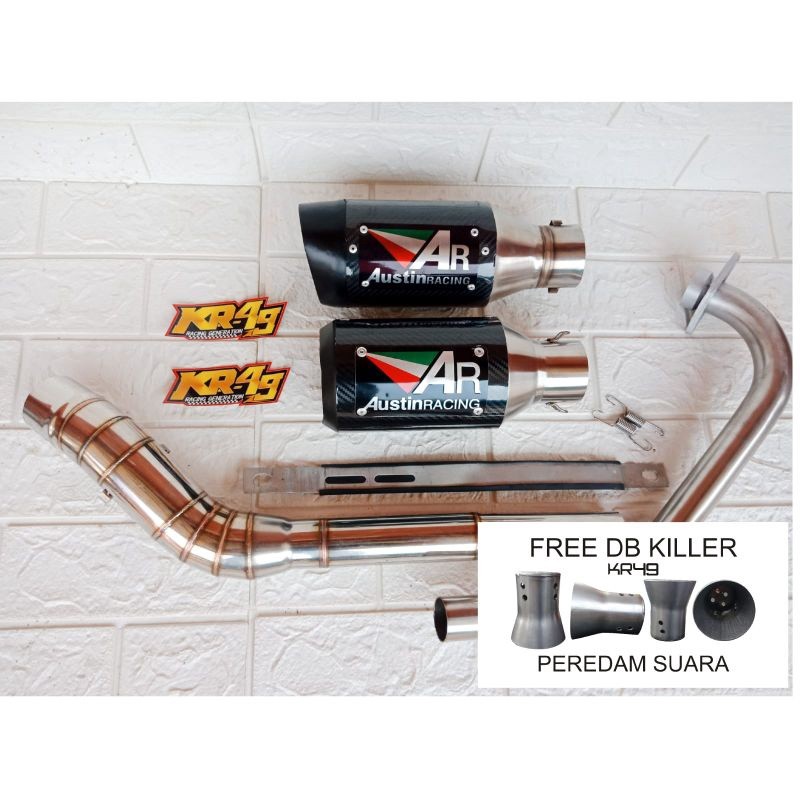 Racing Exhaust ar Austin Racing Pnp Vixion, R15, Tiger, Megapro, Satria ...