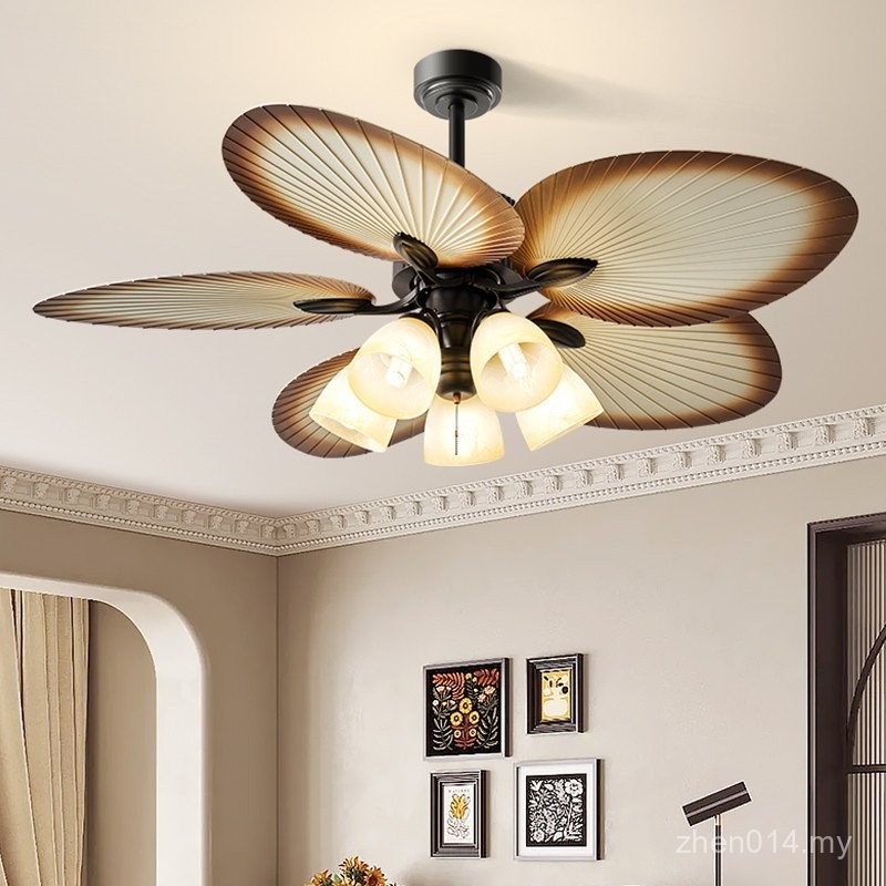 Medieval Fan Lamp Restaurant Bedroom Balcony Ceiling Fan Lamp Premium ...