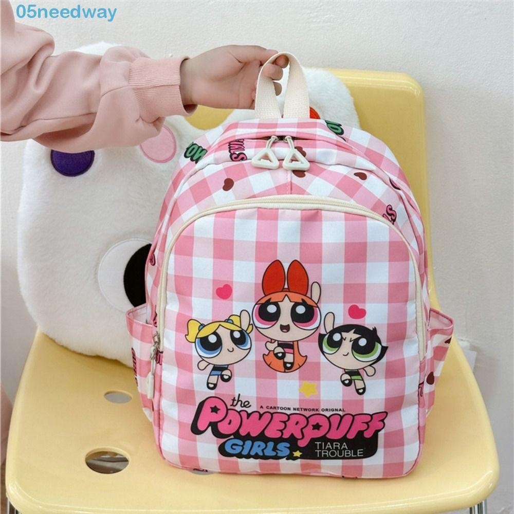NEEDWAY The Powerpuff Girls Backpack, Hyper-Blossom Bubble Buttercup ...