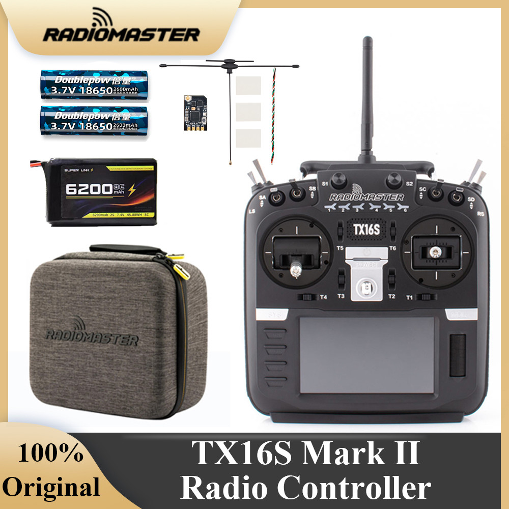 RadioMaster TX16S Mark II V4.0 Hall Gimbal 4IN1 ELRS Radio Controller ...
