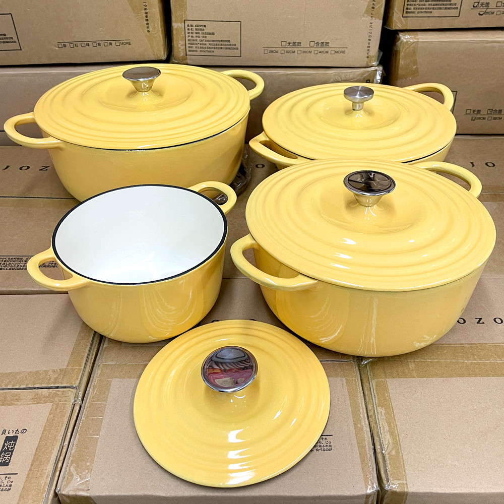 [Little Goose Yellow] Eksport Periuk Enamel Berkualiti Jepun Periuk ...