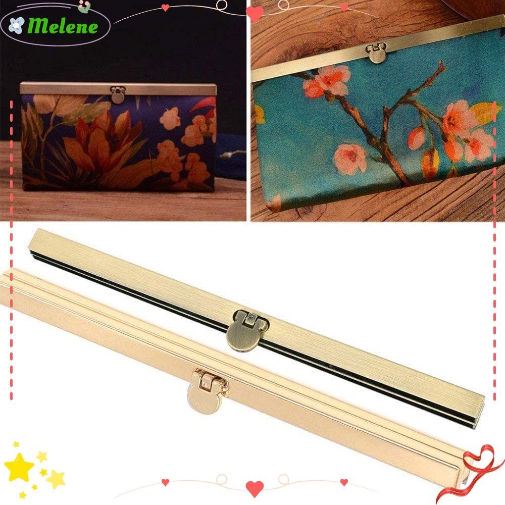 MELENE Purse Frame Kiss Clasp Vintage Pattern Metal Bag Frame Buckle ...