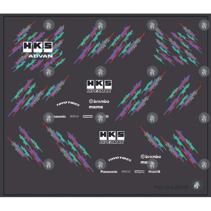 Hks Livery Water Slide Decal | Shopee Malaysia