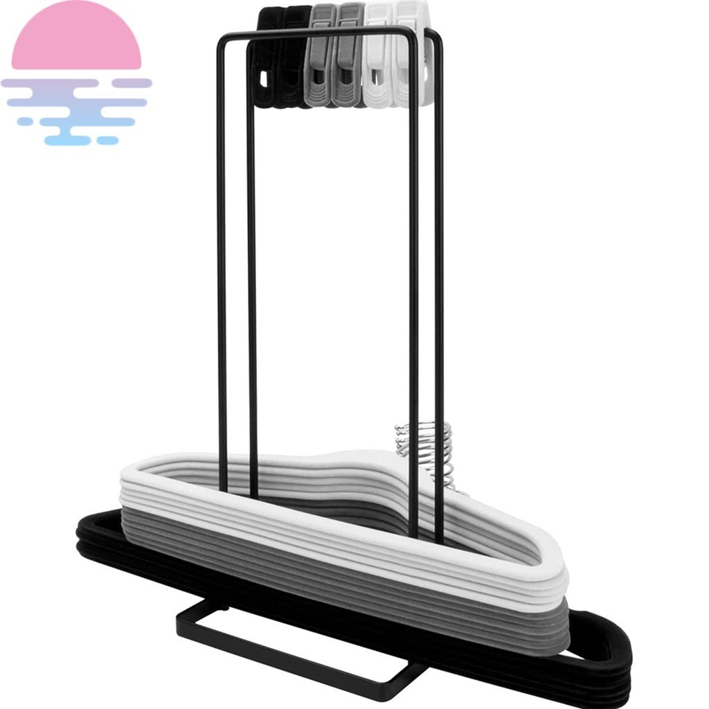 Multifunction Hanger Organizer Detachable Clothes Hanger Stacker Rack ...