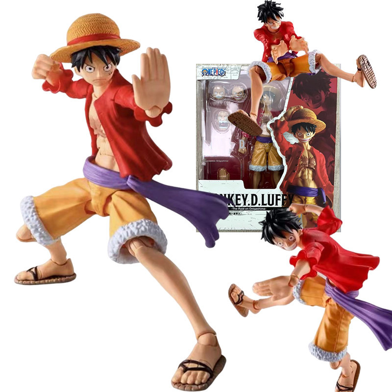 SHF One Piece S.H. Figuart Luffy Articulado Roronoa Zoro Monkey D Luffy ...