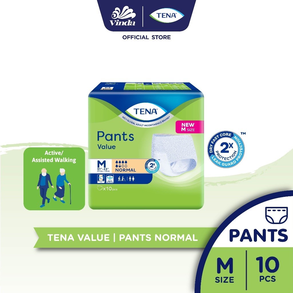 TENA Pants Value Adult Diaper (M10s/L10s/XL8s) | Shopee Malaysia