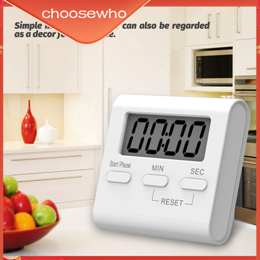 【Choo】Digital Timer Baking LCD Countertop Countdown Alarm Clock Gym ...