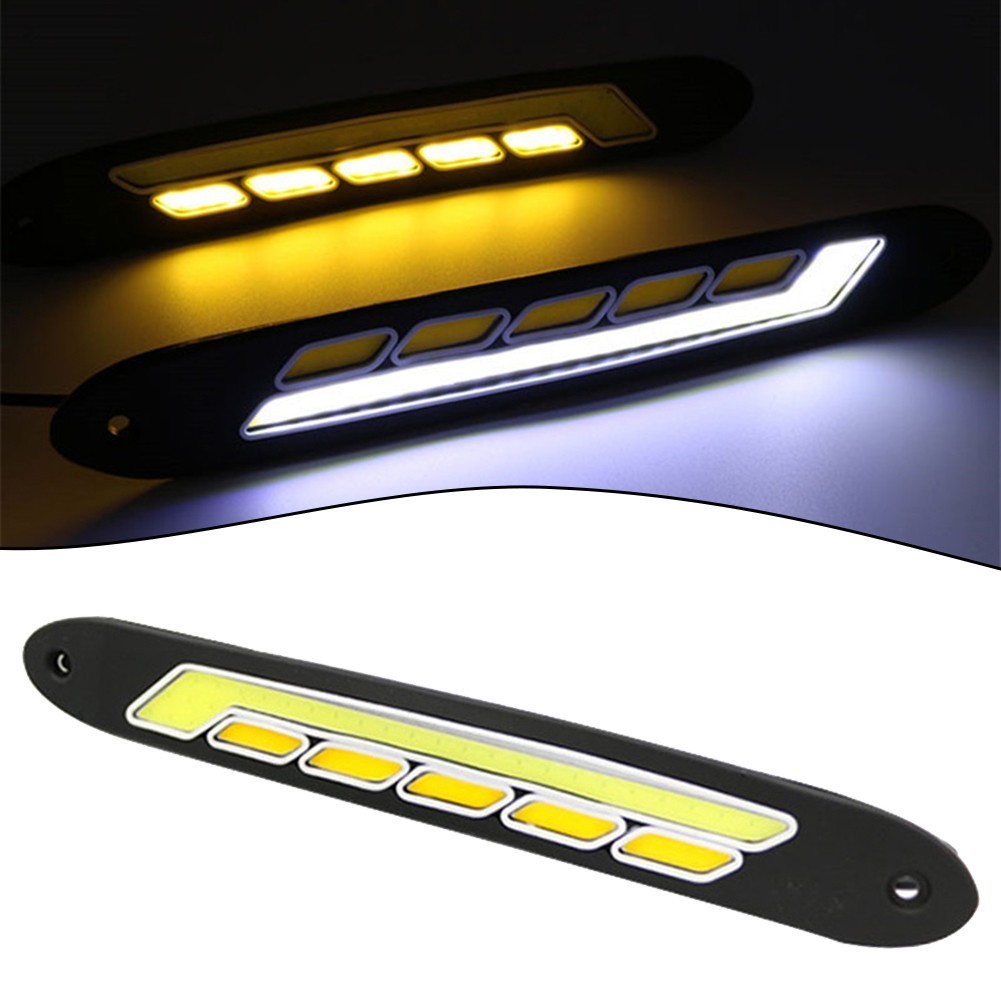 [BSL] Car LED Daytime Running Light Car Strip DRL Driving Fog Turn ...