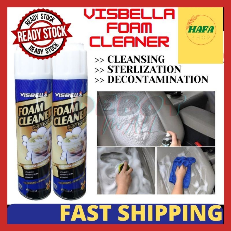 VISBELLA Foam Cleaner Multi Purpose Spray 600ml | Shopee Malaysia
