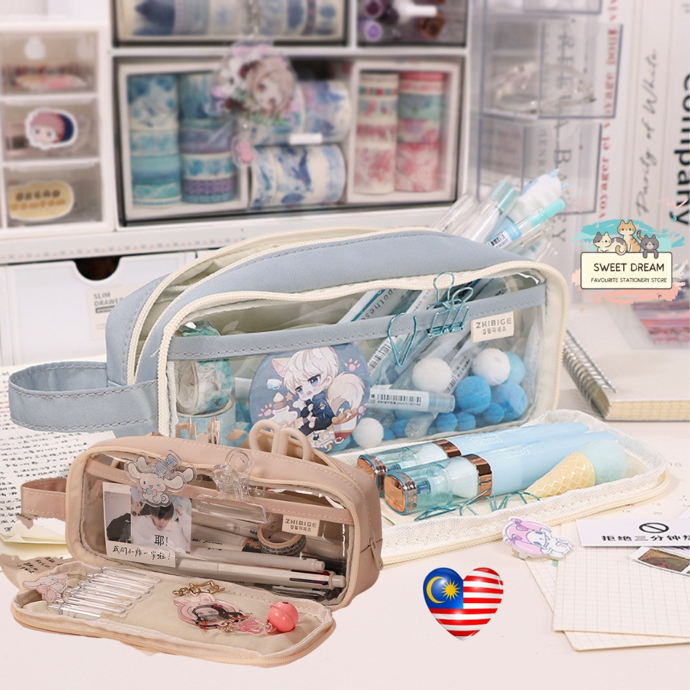 Macaron Color ZHIBIGE Foldable Large INSTA Japanese Storage Stationary ...