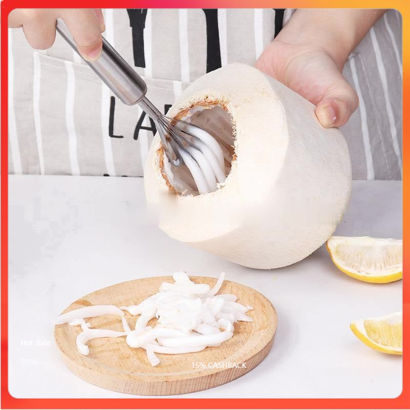 Stainless Steel Scrapers for Shredded Coconut, A Fish Scaler, A Robust ...