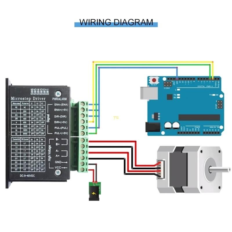 yu DC9-60V Stepper Motor Driver Microstep Driver Stepping Driver ...