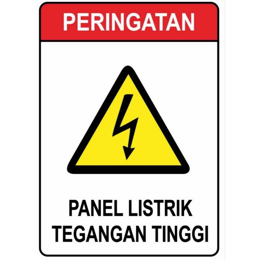 Jdm Project- HIGH HOLDER ELECTRIC PANEL WARNING STICKER | Electric ...