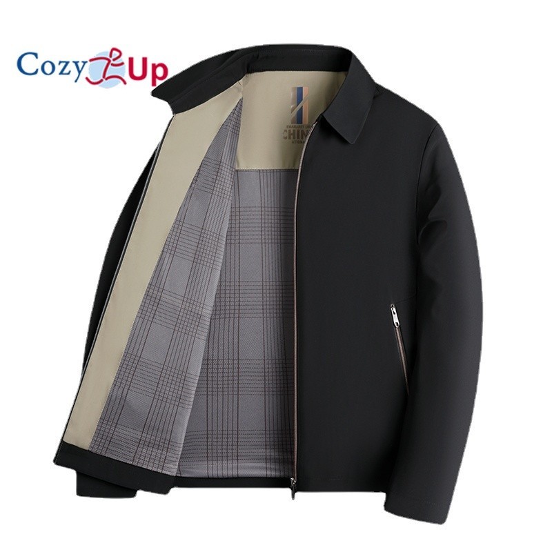 Cozy Up Men's Lightweight Jackets Casual Zipper Up corporate jacket for ...