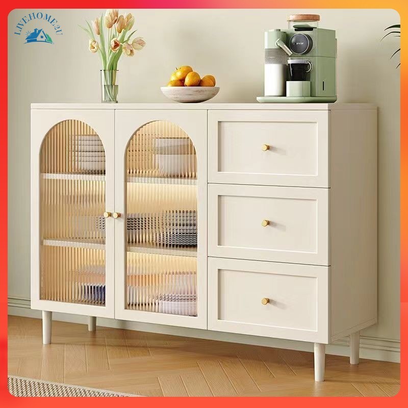 Cream Style Kitchen Cabinet Luxury Porch Storage Cabinet Sideboard ...