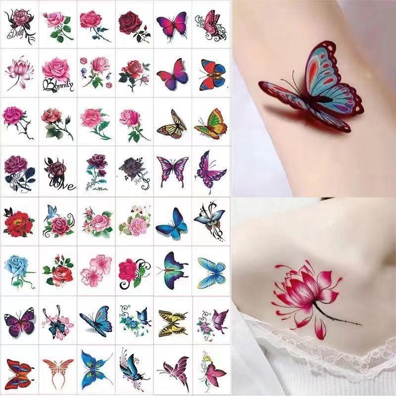 MAWAR [COMMA Tattoo ARTIST 2024] 50PCS/ TATTOO Sticker Set. 3d ...