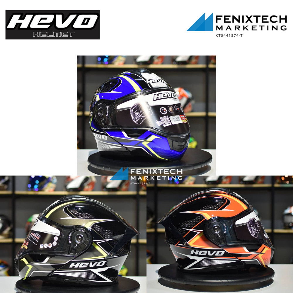 Hevo Helmet FLIP-UP (DV) Glide | Shopee Malaysia