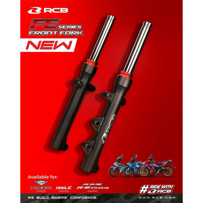 2024 NEW Y15 LC135 RSX150 RCB Fork FE SERIES FRONT FORK BLACK COLOR ...