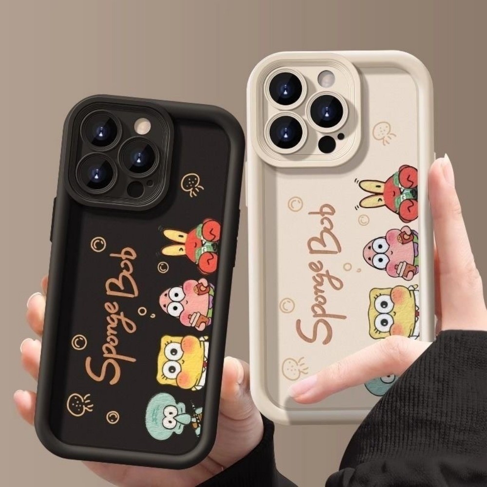 Cartoon SpongeBob Family Multistep Soft Phone Case for Samsung Galaxy ...