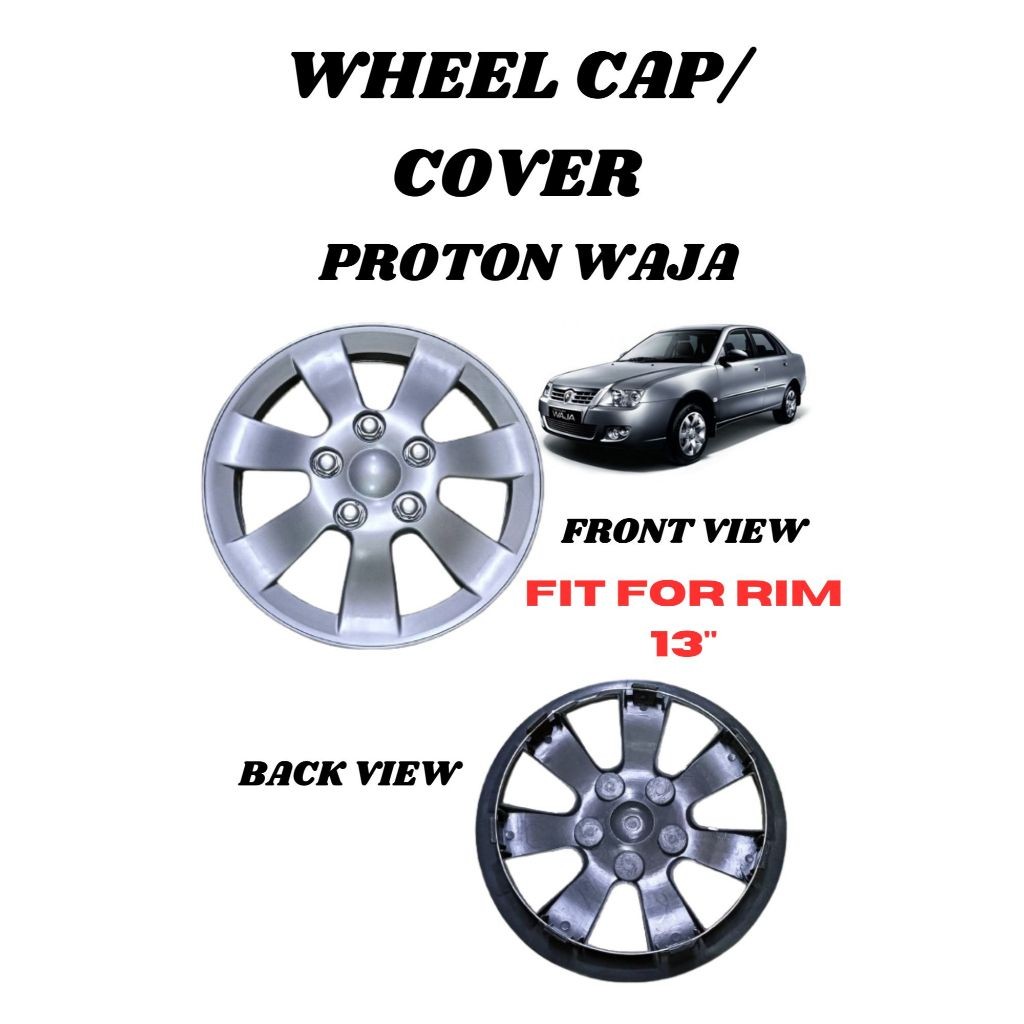 PROTON WAJA Car Wheel Cover Tyre Center Hub Cap Rim Universal 13'' Inch ...