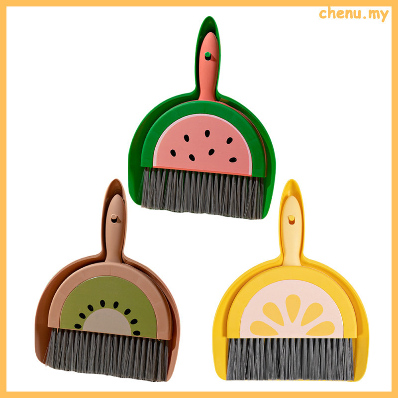 3 Sets Mini Cleaning Broom Dustpan Table Top Brush Set Dining Table ...