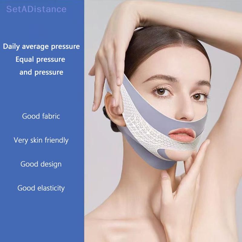SetADistance Face-Lift With Sleep Face V Shape Facial Slimming Bandage ...