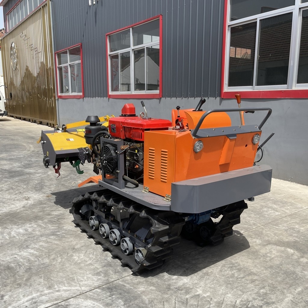 Traktor Crawler Kuasa Kuda Tinggi Traktor Crawler Crawler Rototiller ...