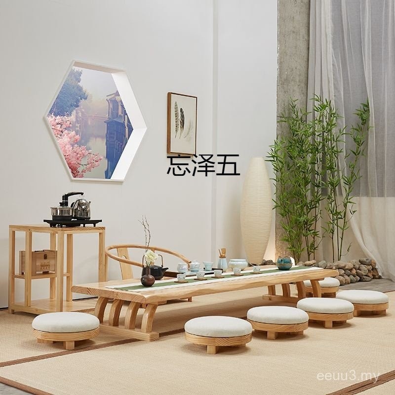 Kl All Solid Wood Tatami Coffee Table Sitting Style Zen Low Table B & B ...